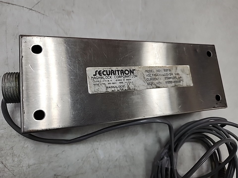SECURITRON MAGNALOCK magnetic lock M62-CF-12/24 VDC | eBay