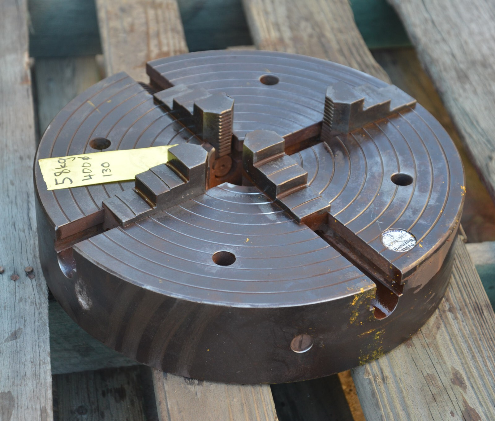 PRATT BURNERD INTERNATIONAL 9500 04001 400mm diameter 4 jaw lathe chuck ...