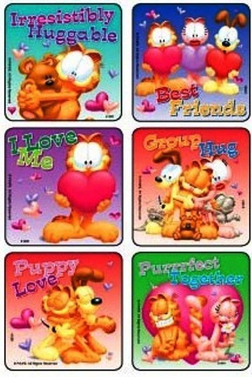 Garfield And Odie Hugging