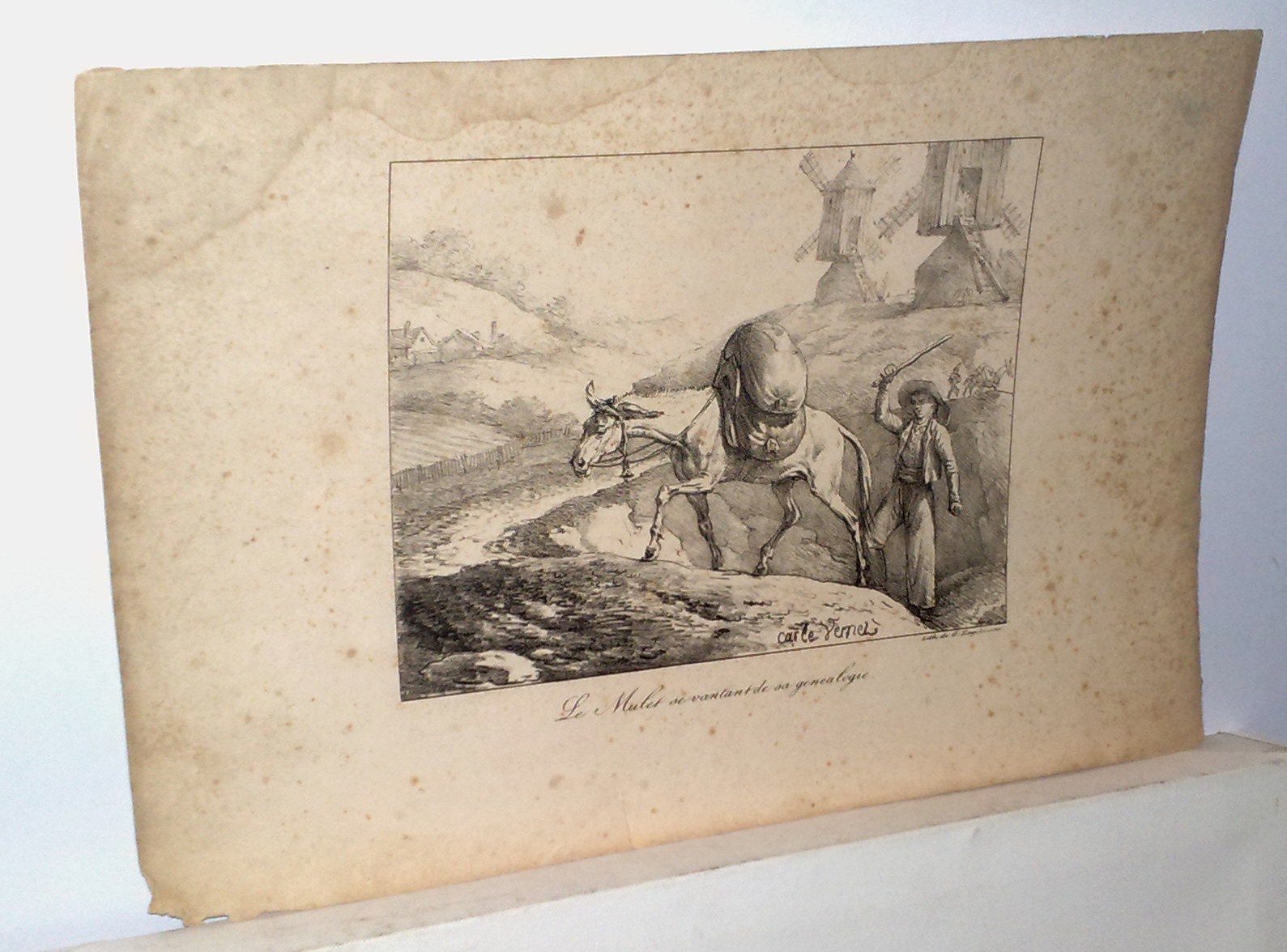 LITOGRAFIA DELL'800 di Carle Vernet | eBay