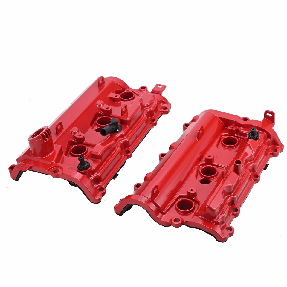 2x Upgrade Aluminum Valve Cover Set For 2009-13 Infiniti G37 2009-20 ...