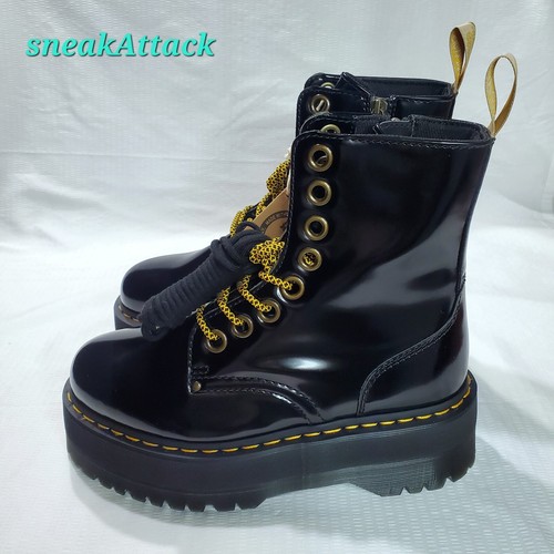 Dr. Martens Womens Vegan Jadon Max Patent Leather Platform Boots sz us ...