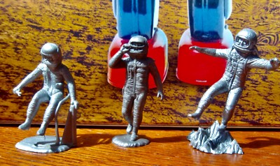 1962 Vintage Marx Operation Moon Base Playset 3 Astronaut Spacemen ...