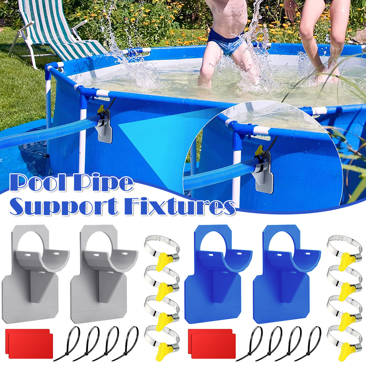 Swimming Pool Pipe Holder Preventing Pipes Sagging Pool Pipe Support .t ...