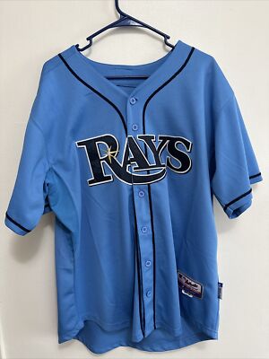 Tampa Bay Rays Evan Longoria Majestic Cool Base Jersey Size 50 | eBay