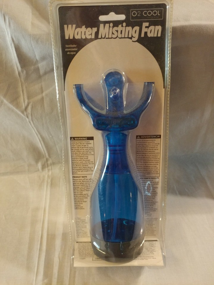 O2 COOL Water Misting Fan - Blue | eBay