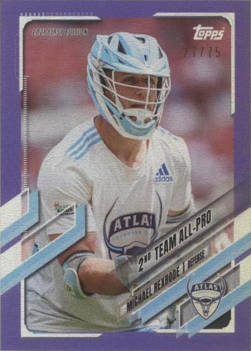 2021 Topps Premier Lacrosse League First Edition - 2nd Team All-Pro ...