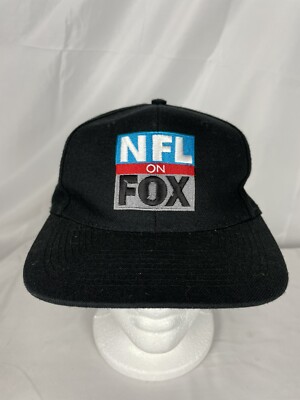 Vintage NFL ON FOX Snapback Hat Cap FOX SPORTS Nissun Black | eBay