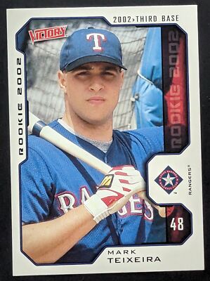 Mark Teixeira Texas Rangers 2002 Upper Deck Victory #492 Rookie Card | eBay