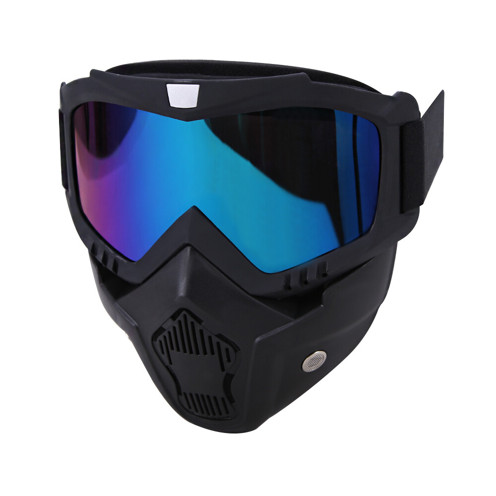 Modular Motocross Face Mask Goggles Motorcycle UTV Off Road Race ...