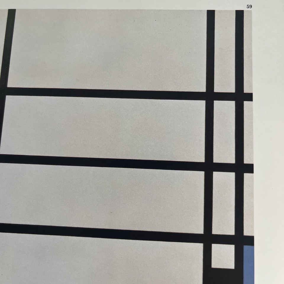 PIET MONDRIAN “TRAFALGAR SQUARE, 1939” Cubism GENIUS MODERN ART Shape ...