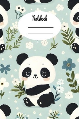 Panda Notebook: Panda Themed Composition Notebook for Kids (lined, 100 ...