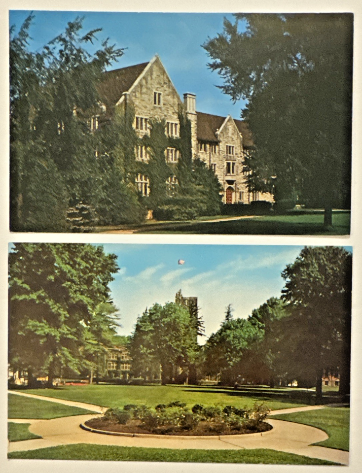 New Wilmington PA Pennsylvania Westminster College Vintage Chrome ...