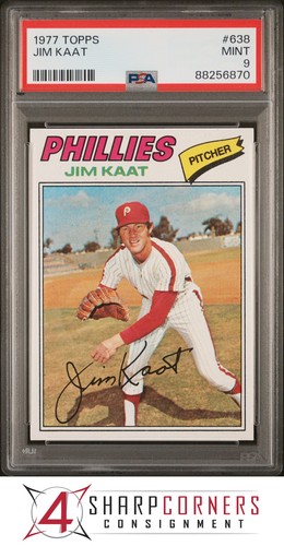 1977 TOPPS #638 JIM KAAT PHILLIES HOF PSA 9 | eBay