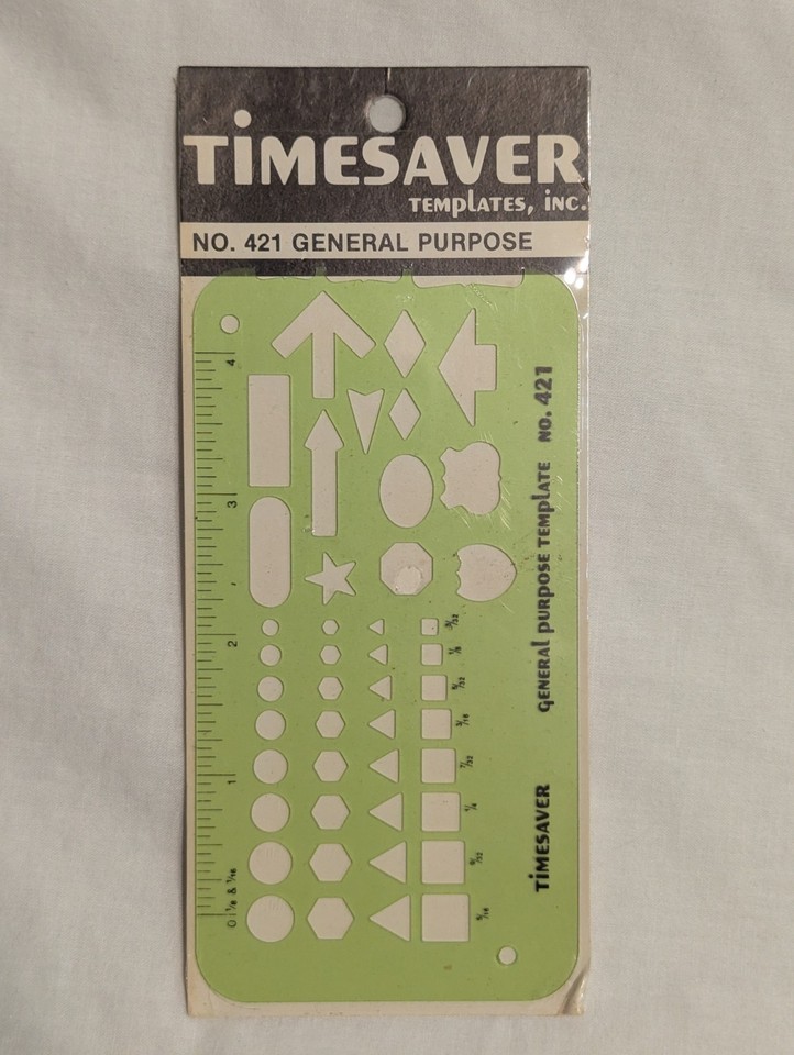 Lot of 10 Vintage Timesaver Drafting Templates NOS Lettering Radius ...