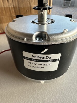 24V DC Electric Motor Permanent Magnet Generator Brushed 250W 2750 RPM ...