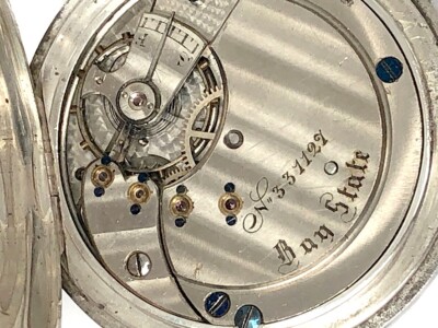 RARE BAY STATE WALTHAM AMERICAN AM WATCH CO POCKET WATCH - STERLING ...