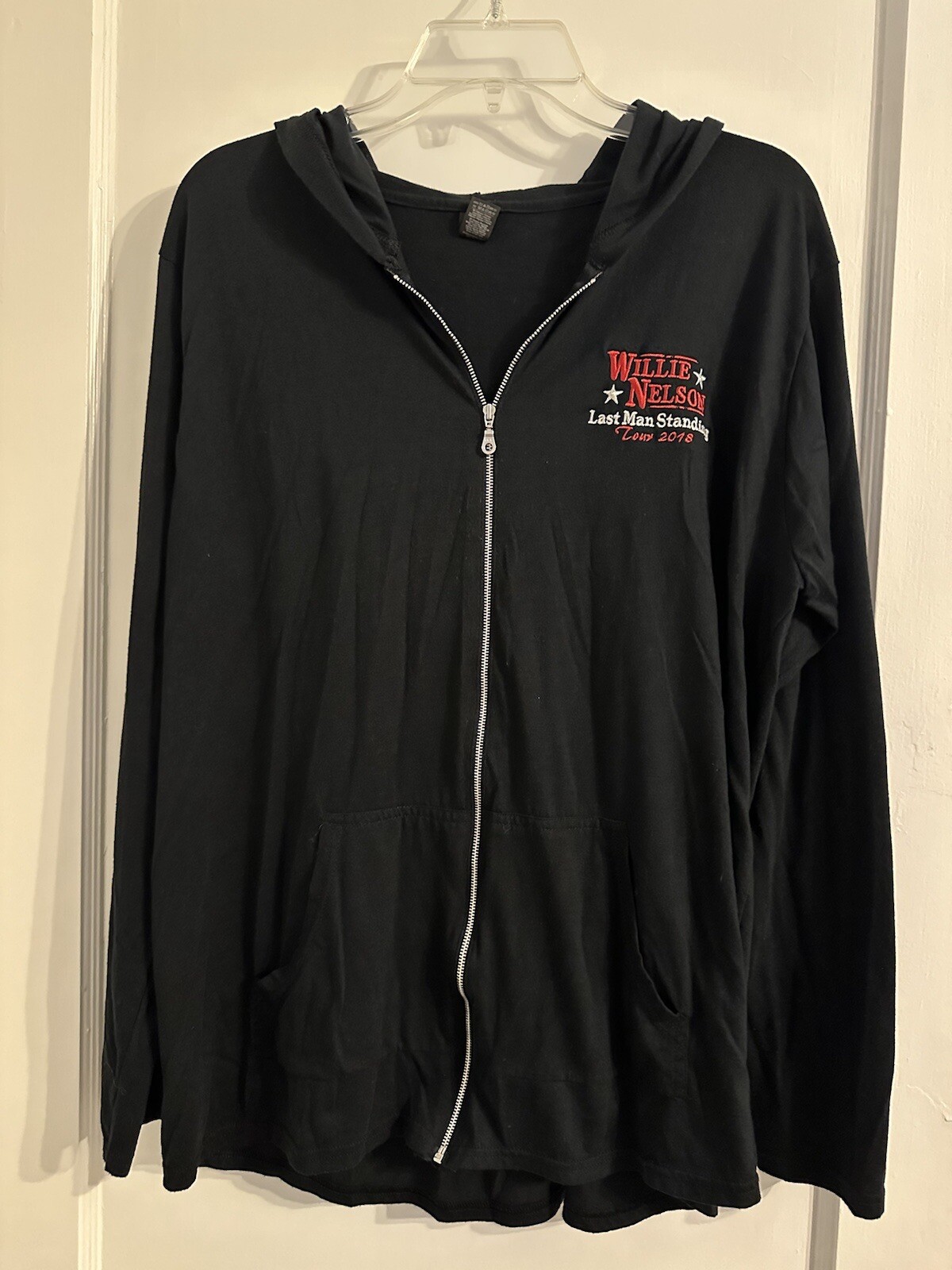 Willie Nelson 2018 Last Man Standing Tour Zip Up Hood… - Gem