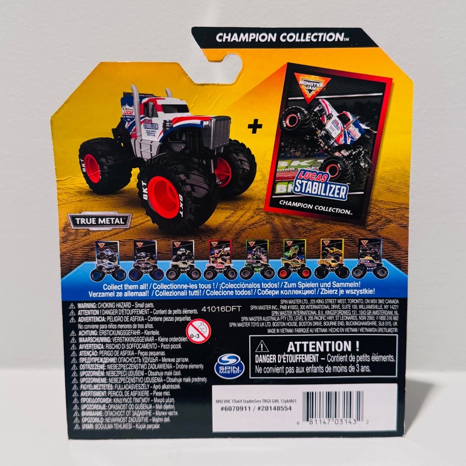 TARGET EXCLUSIVE MONSTER JAM TRUCKS 1:64 CHAMPION COLLECTION SOLD ...