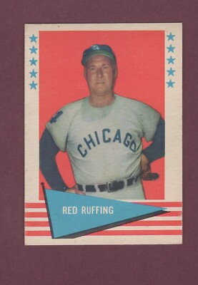 1961 FLEER RED RUFFING #74 NEW YORK YANKEES / CHICAGO WHITE SOX HOF | eBay