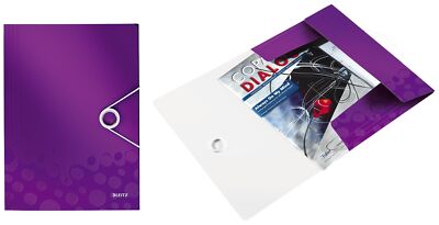 Leitz 4599-00-62 4599 Eckspannermappe WOW - A4, PP, violett | eBay.de