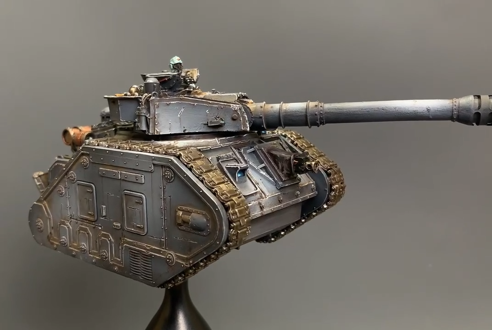 Death Korps of Krieg Mars Alpha Pattern Leman Russ Demolisher Warhammer ...