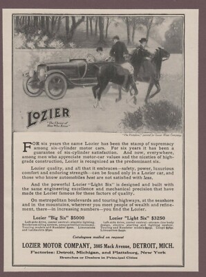 Antique 1900's Automobile Auto - Lozier Motor Company - 1913 Car Print ...