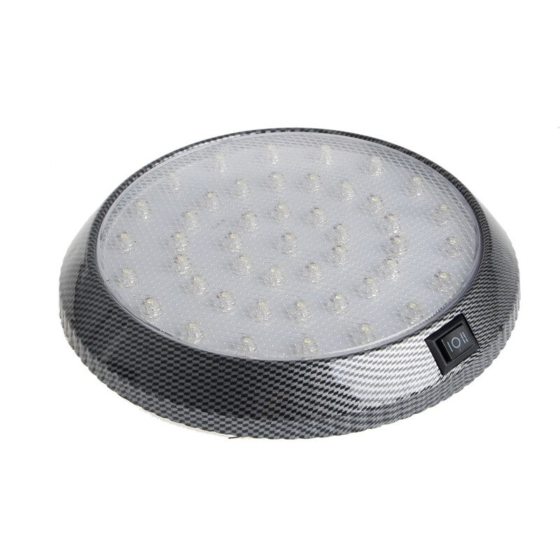 12V 46-LED Ceiling Dome Light 12V Reading Lamp for Travel Trailer ...