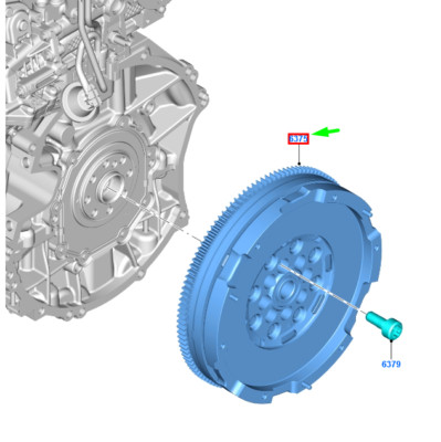 FORD RANGER T6 MK1 Flywheel And Ring Gear Assy 2345610 JB31-6477-FB NEW ...