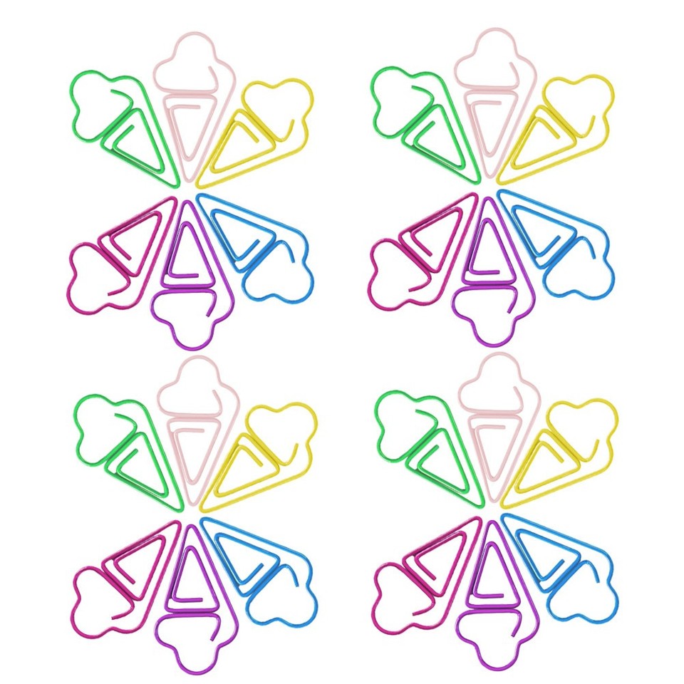 30 Pcs Novelty Bookmarks Christmas Paper Clamps Decorative Clips | eBay ...