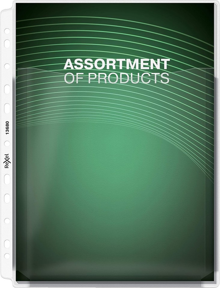 Rexel Nyrex A4 Plastic Twin Pocket Wallets, Extra Capacity, Top Opening ...