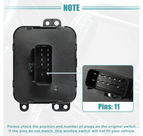 56054002AA Master Power Window Switch Jeep Liberty 2005-07 Front Left ...