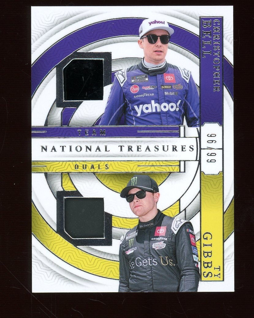 Christopher Bell / Ty Gibbs 2024 National Treasures NASCAR #TD-JGR2 ...