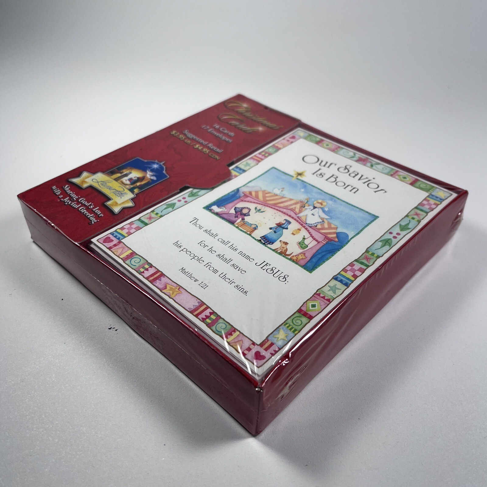 Lawson Falle Christmas Holiday Cards 16 Scripture Matthew 1:21 ...