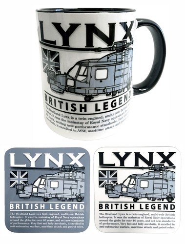 Westland Lynx Royal Navy British Army Military Helicopter Mug Coaster ...