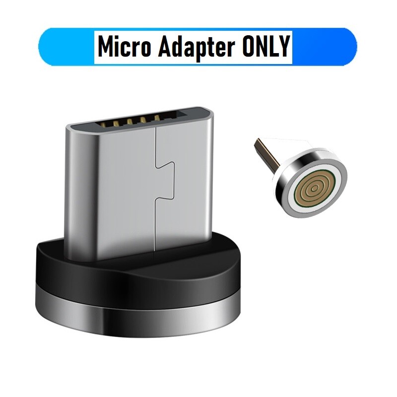 3in1 Magnetic USB Cable 3A FAST Charging Charger Sync Phone Type-C ...