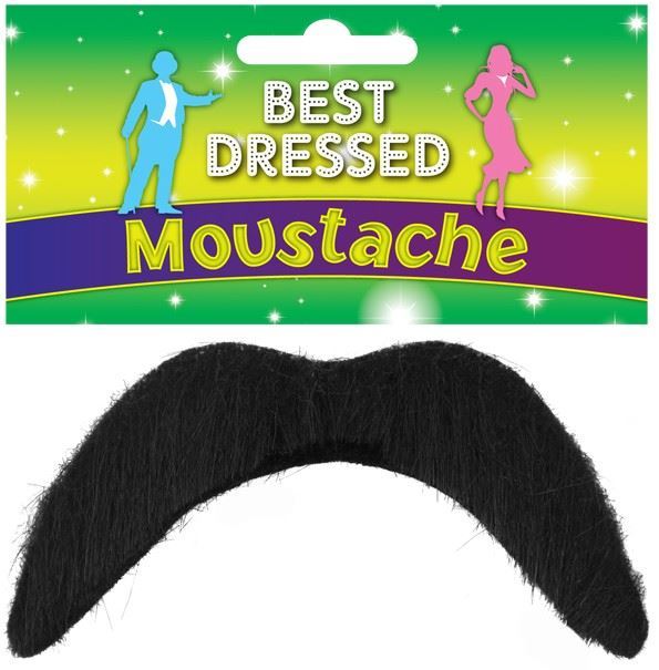 2 X Fake Mustache Mexican Scouser Stylish Costume Funny Moustache Fancy ...