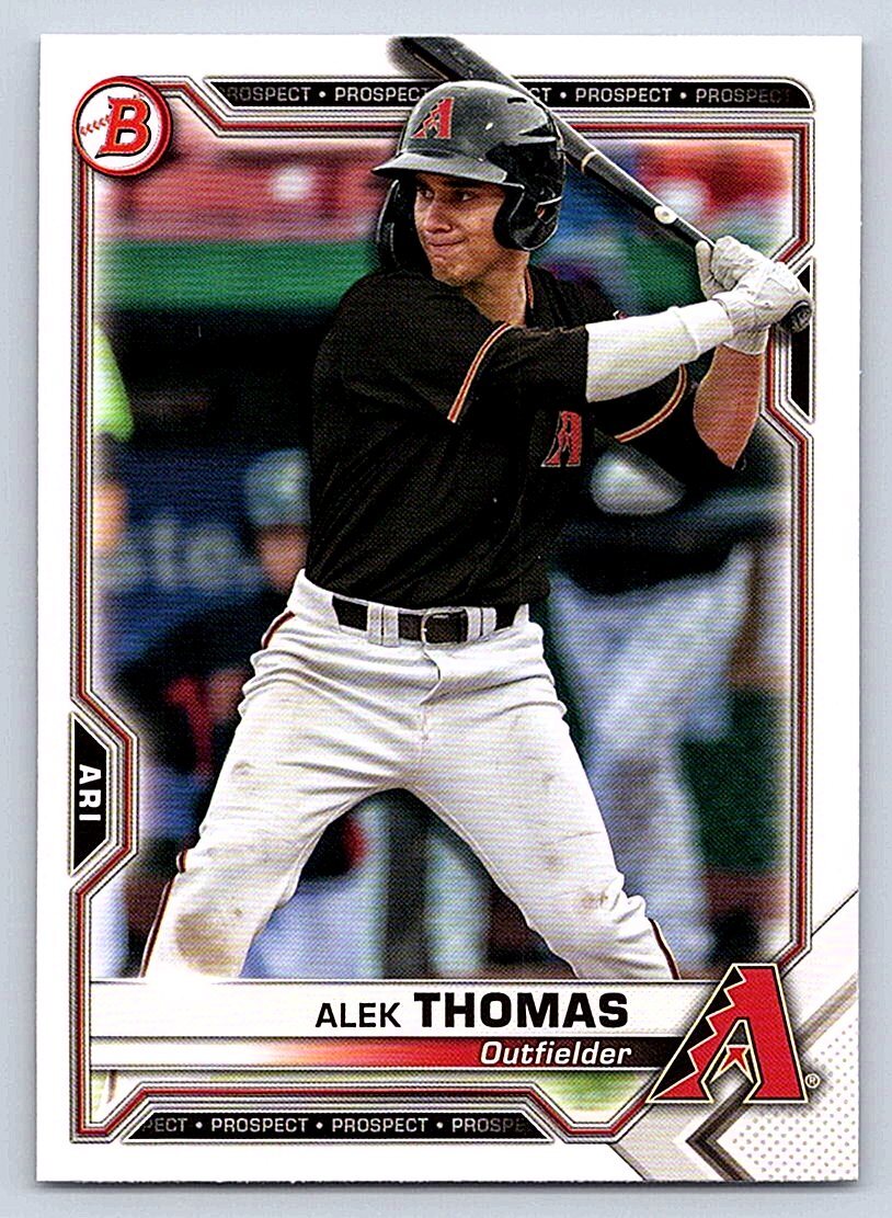 Alek Thomas Arizona Diamondbacks 2021 Bowman #BP-31 | eBay