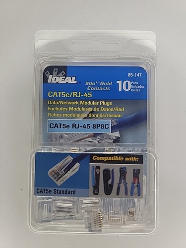 85-147 - RJ-45 8P/8C Mod Plug - (Pack of 10) 783250851478| eBay