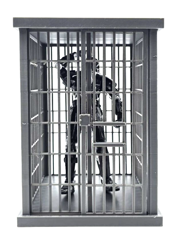 Jail Cell Diorama Sliding Door For Star Wars Marvel Gijoe 1:12 Scale ...