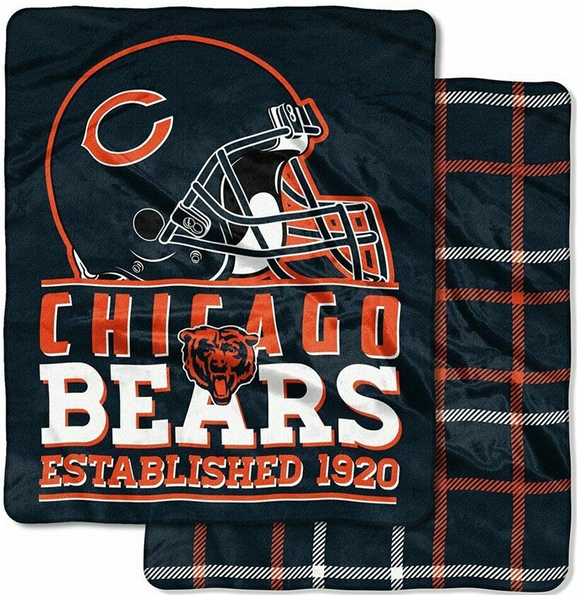 Chicago Bears Throw Double Sided Cloud 50 x 60 | eBay