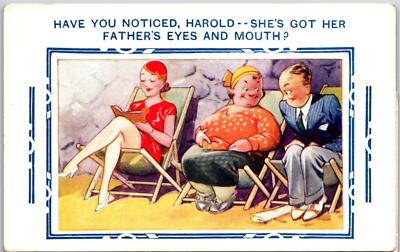 Have You Noticed, Harold She's Got Her Father's Eyes, Funny Comic ...