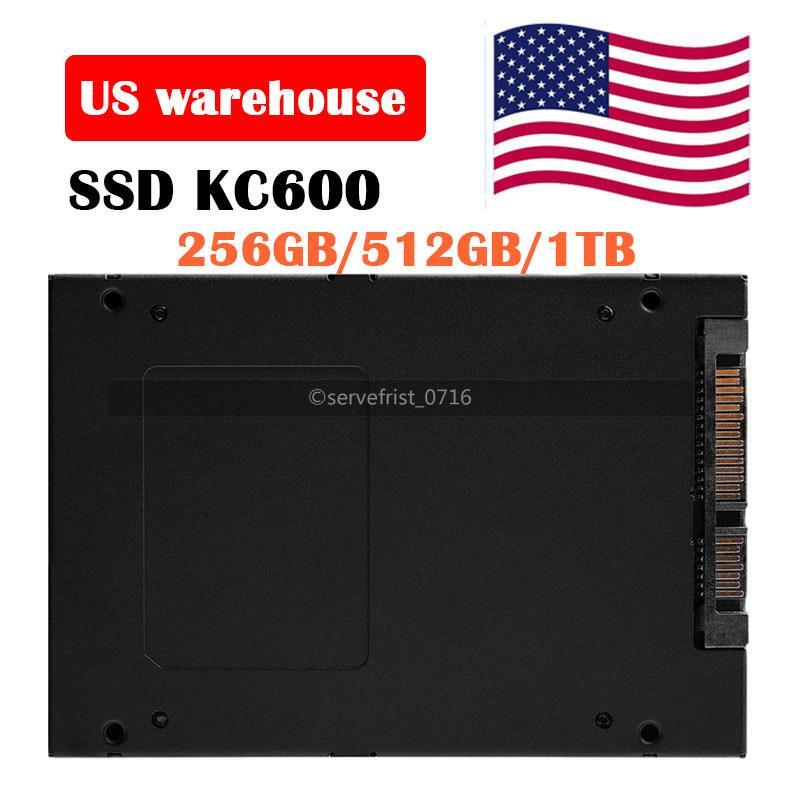 Kingston KC600 2.5in SATA III Internal SSD 1/2TB 256/512GB Solid State Drive Lot | eBay