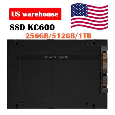 Kingston KC600 2.5in SATA III Internal SSD 1/2TB 256/512GB Solid State ...