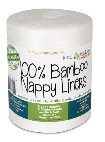 1500 Bamboo Nappy Liners/Inserts biodegradable, disposable cloth baby ...