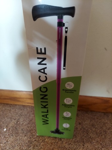 HONEYBULL Walking Cane for Men & Women | Free Standing Foldable Pivot ...