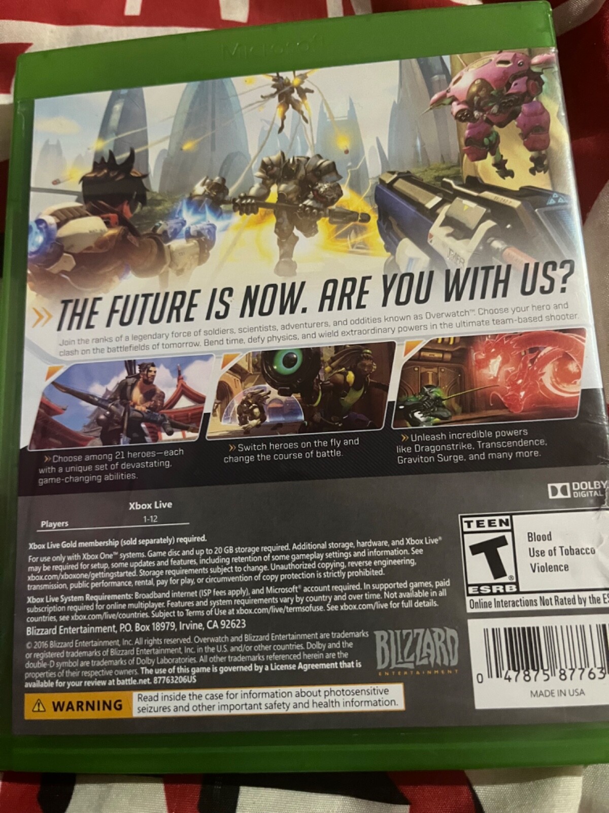 Overwatch: Origins Edition (Microsoft Xbox One, 2016) for sale online ...