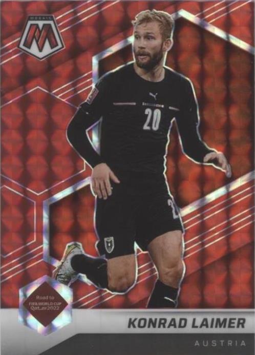 2021-22 Panini Mosaic FIFA Road to World Cup - Konrad Laimer #134 Red ...