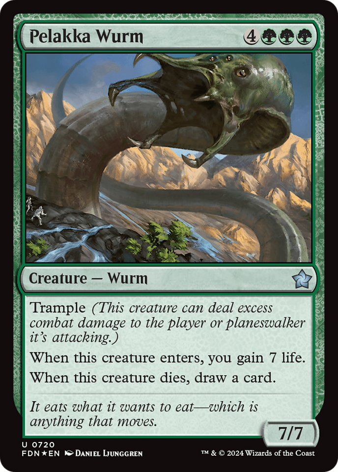 Pelakka Wurm [Foundations] Magic MTG | eBay
