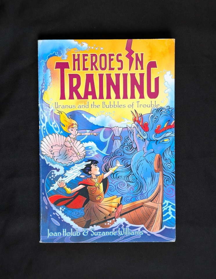 Lot Of 3 Joan Holub Books Heroes In Training Poseidon Uranus Bubbles ...